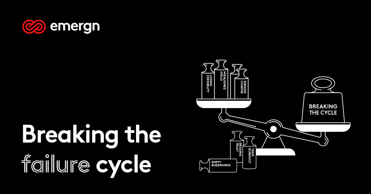 Breaking the failure cycle: how product-led organizations make change stick